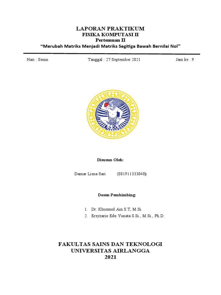 Laporan Aktivitas 3 | PDF