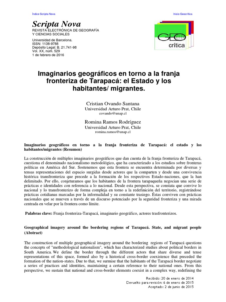 SN 529 | PDF | Bolivia | Chile