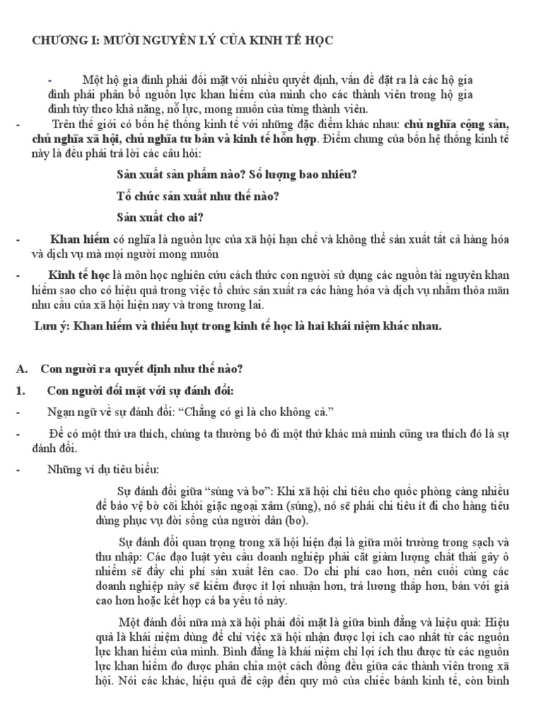 Lí Thuyết KTVM | PDF