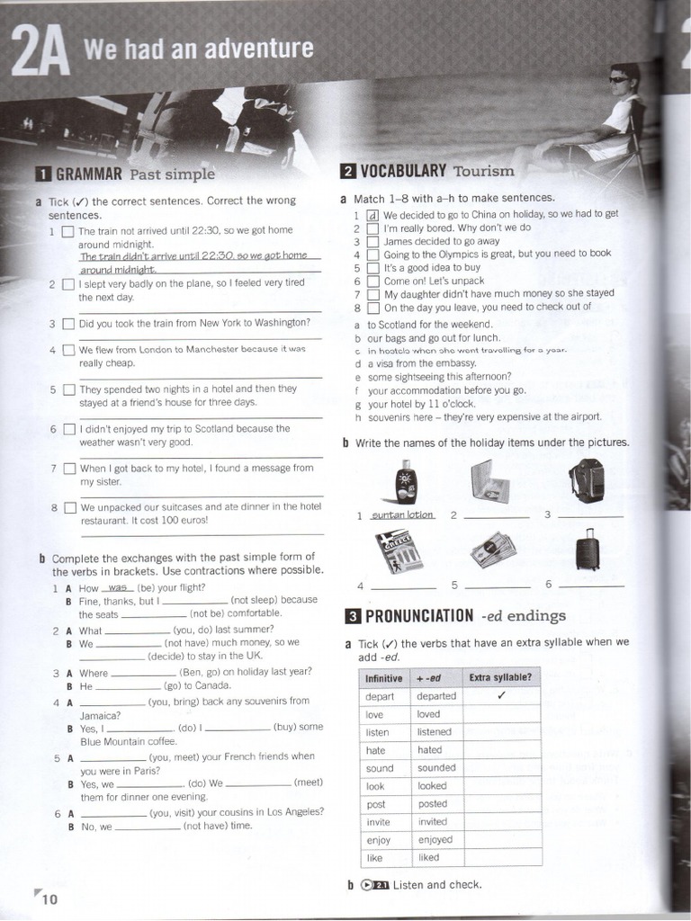 Empower B1 Workbook Unit2 | PDF