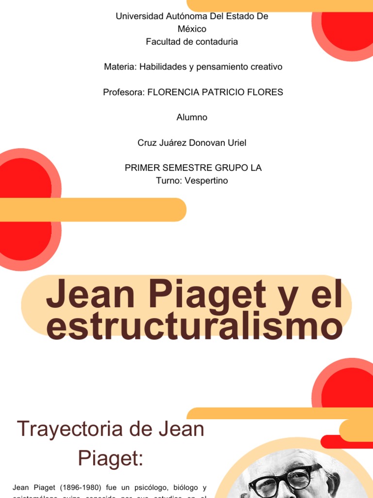 Jean Piaget y el Constructivismo | PDF | Constructivismo (filosofía de la educación ...