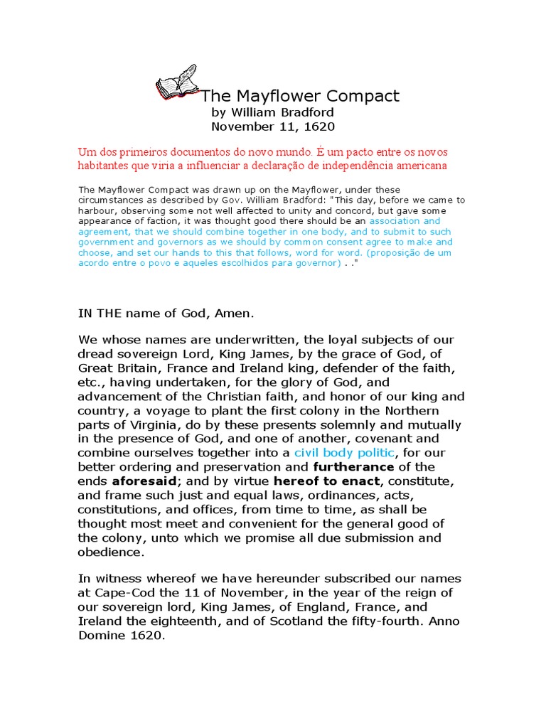 The Mayflower Compact | PDF