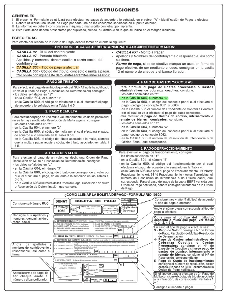 Codigos de Multas Sunat | Descargar gratis PDF | Cheque | Gobierno