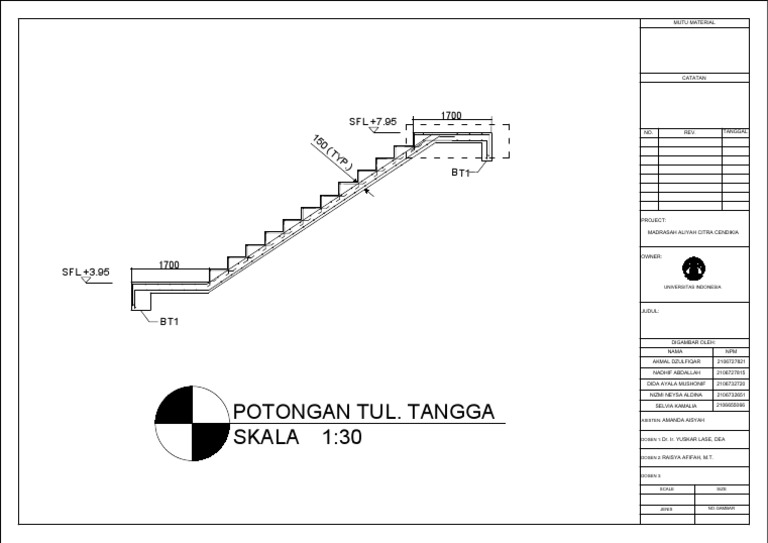Tulangan Tangga 2 | PDF