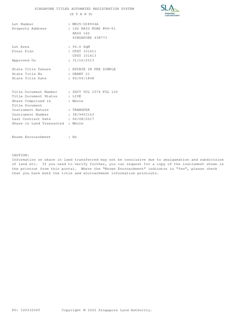 Ownership Proof | PDF