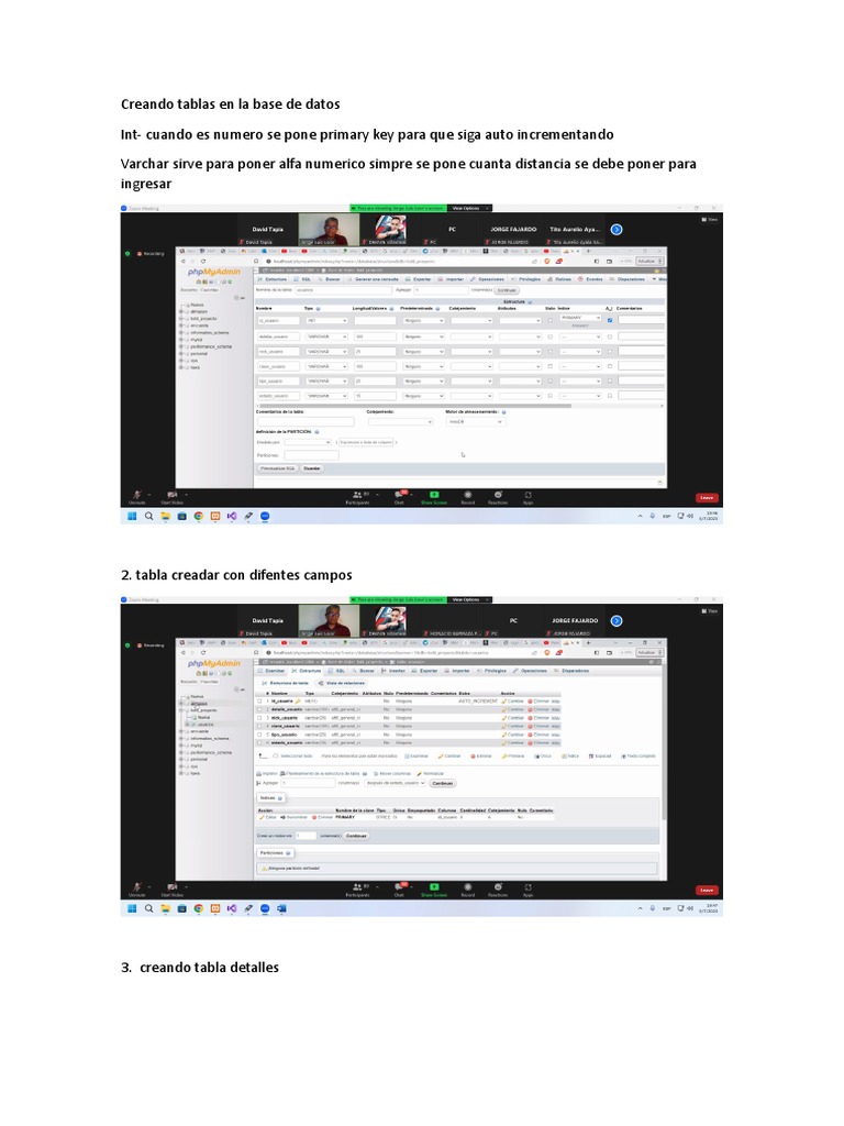 Creación de Tablas y Conexiones MySQL | PDF | Bases de datos | Mi sql