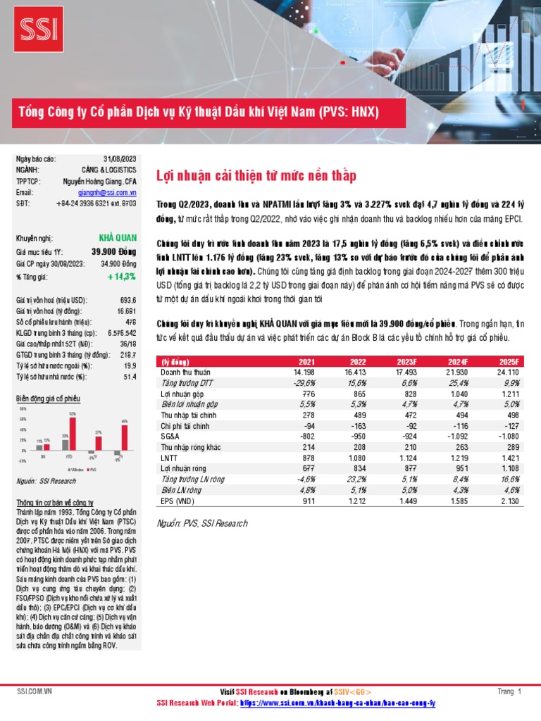 PVS 2023 08 31 SSIResearch | PDF