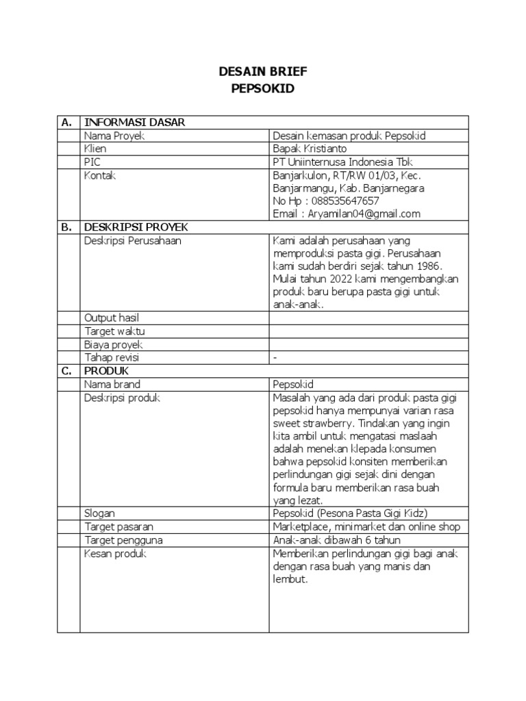 Desain Brief Pdf