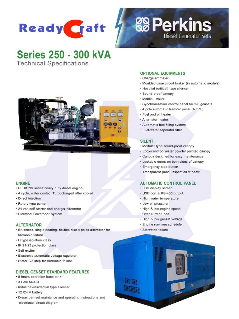 Perkins 250-300 | PDF