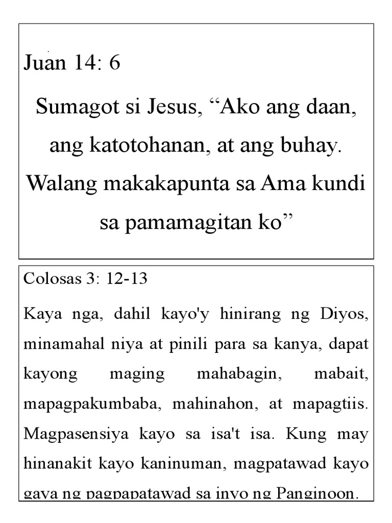 Bible Verses | PDF
