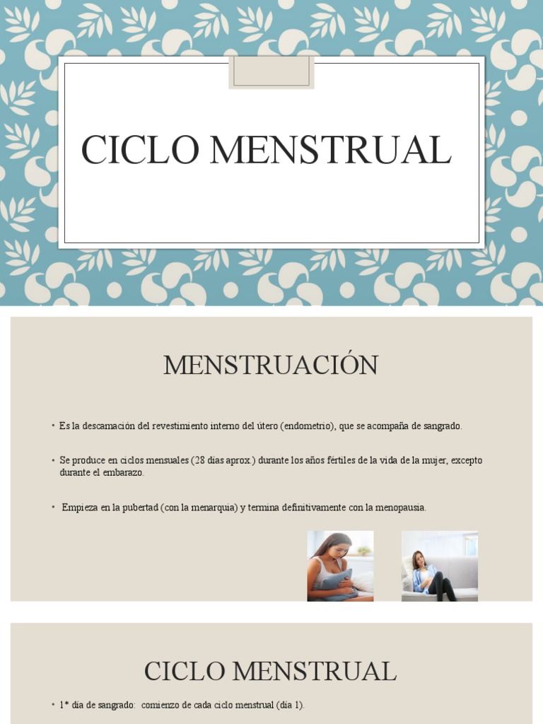 Ciclo Menstrual | PDF | Ciclo menstrual | Hormona luteinizante