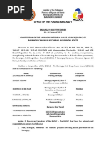 Badac Auxillary Team - Executive Order | PDF | Social Science | Wellness