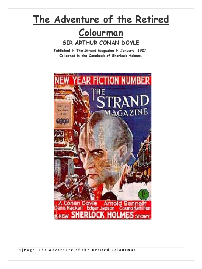 The Retired Colourman's Dilemma | PDF | Mystery, Thriller & Crime Fiction