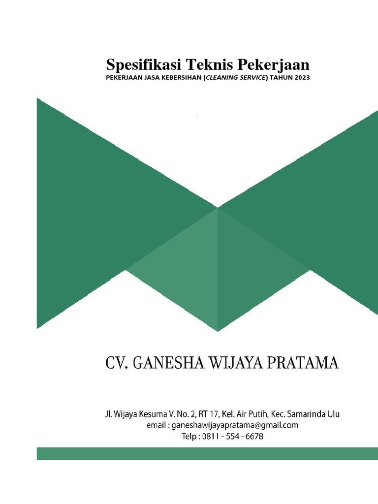 Spesifikasi Teknis Gabungan | PDF | Griya & Taman | Teknologi & Rekayasa
