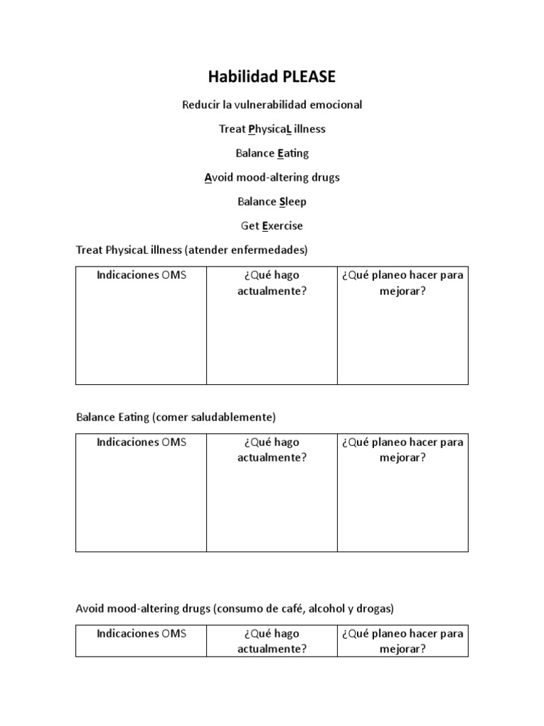 Formato - Habilidad Please | PDF