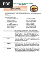 Escoda Script | PDF | Love | Scouting