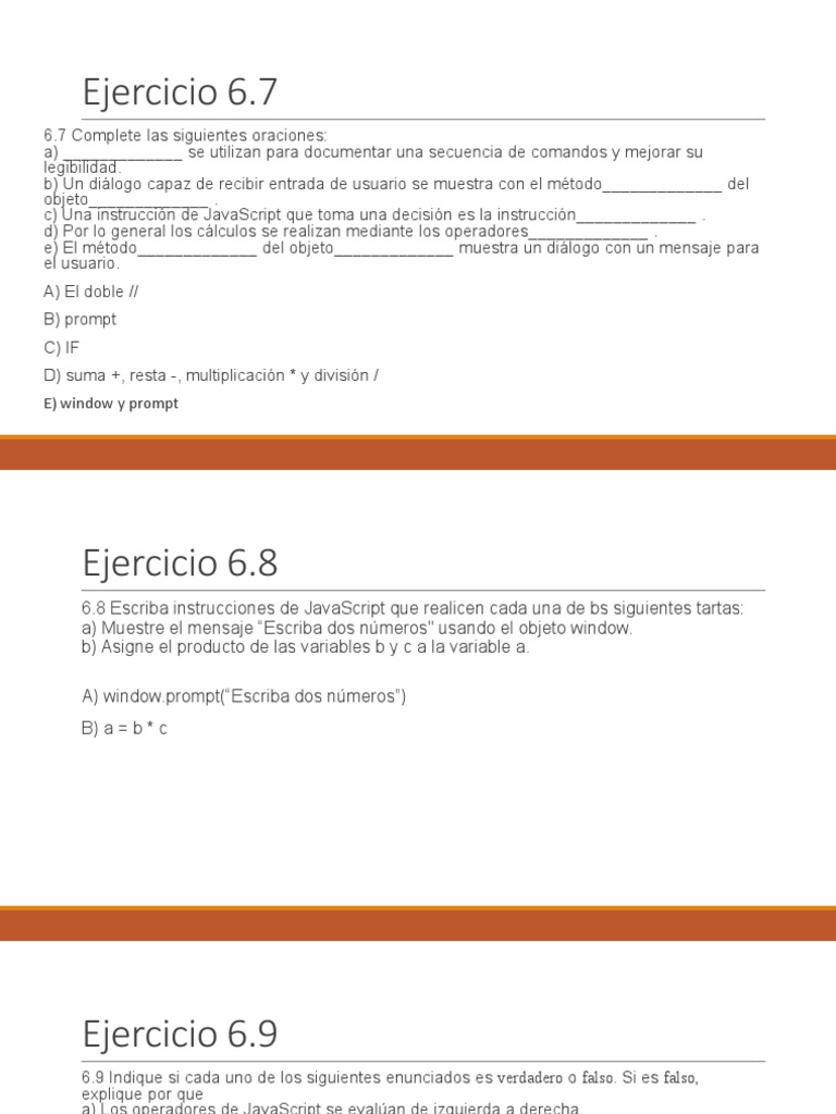 Ejercicios Progra Web Resueltos | PDF | Script Java | Informática