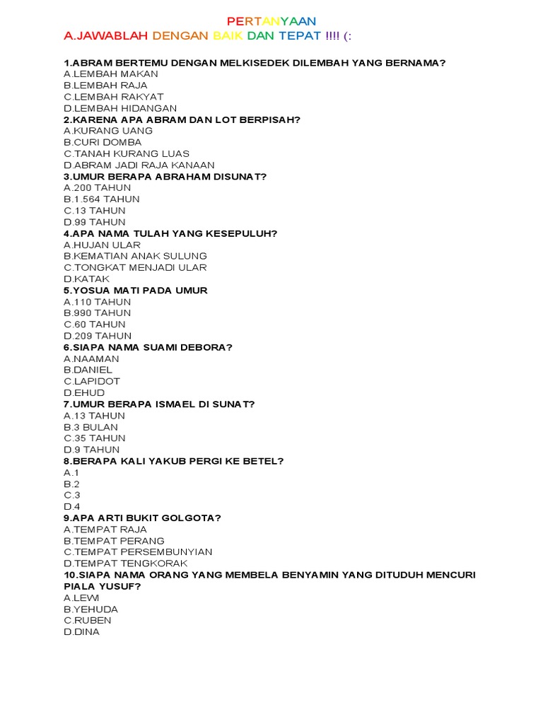 Umur Disunat Abraham dan Ismael | PDF | Ilmu Sosial | Agama & Spiritualitas