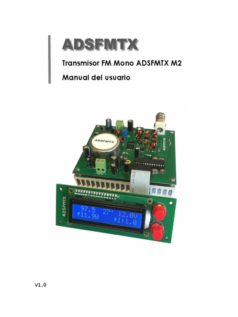Manual ADSFMTX - M2 | PDF