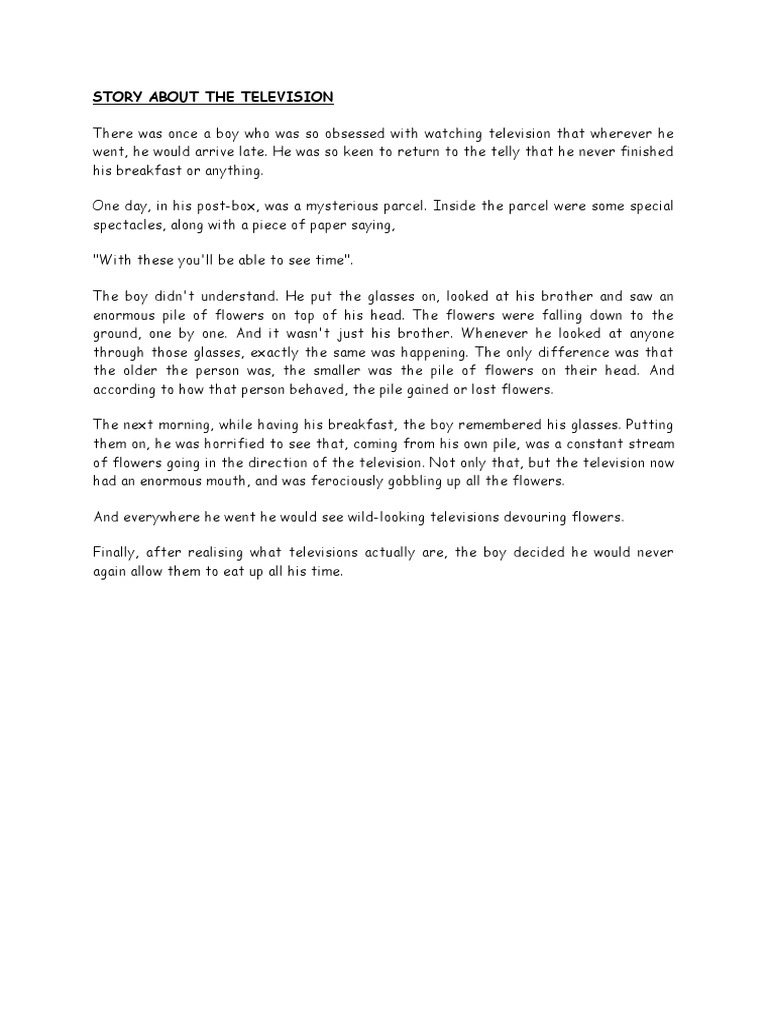 Story About The Television | PDF