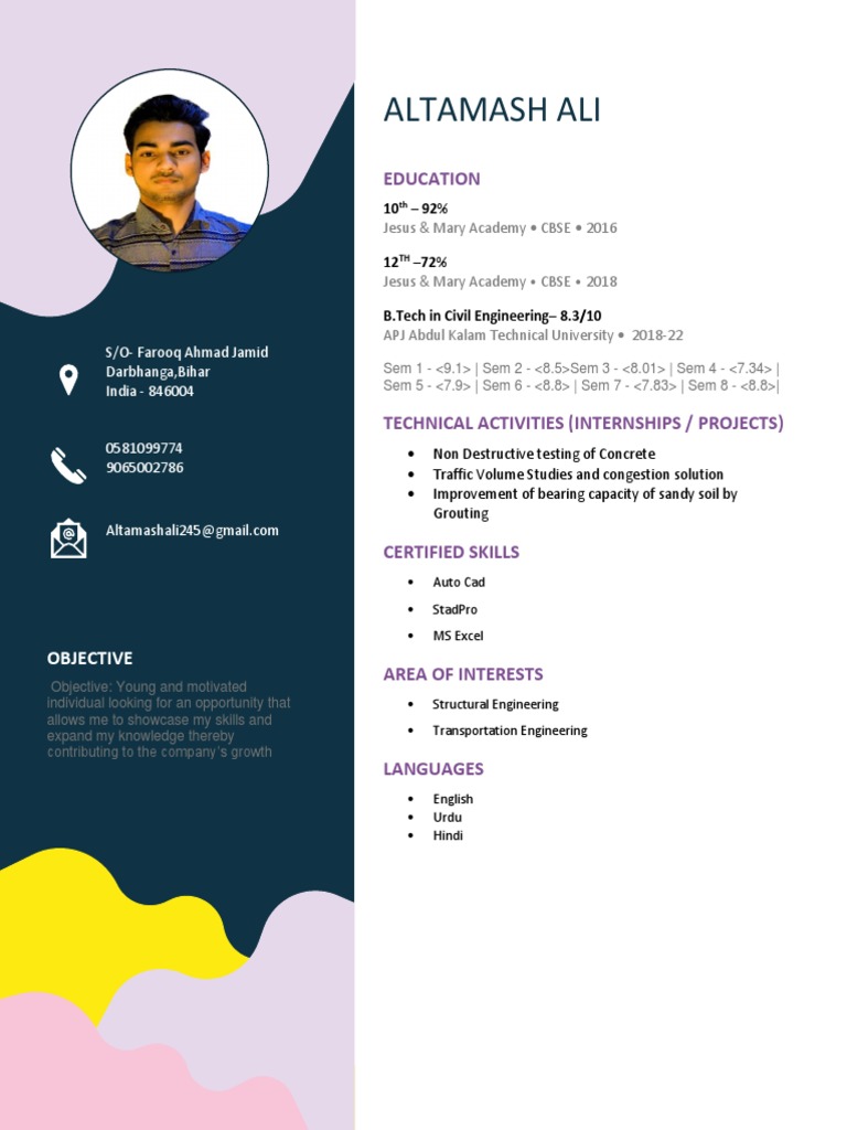 Altamash Ali Resume | PDF