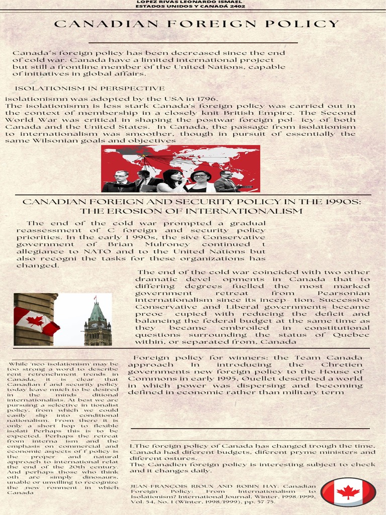 Canadian Foreign Policy | PDF