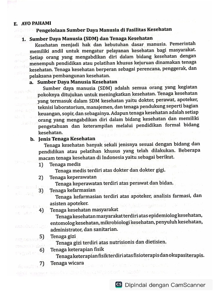 Pengelolaan SDM Di Faskes | PDF