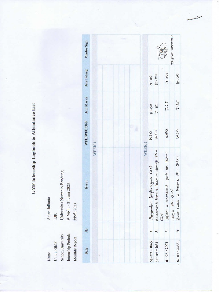 LOGBOOK | PDF
