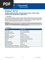 Ardrox® 6025A Technical Data Sheet | PDF | Corrosion | Steel