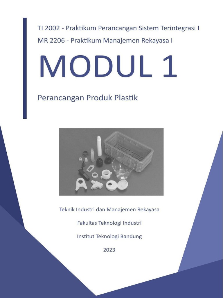 Modul 1 - Perancangan Produk Plastik | PDF