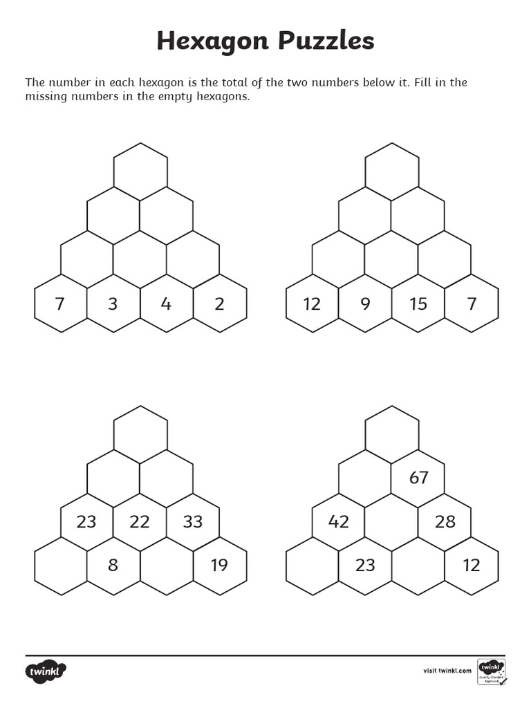 t2 M 4213 Hexagon Puzzle Ver 1 | PDF