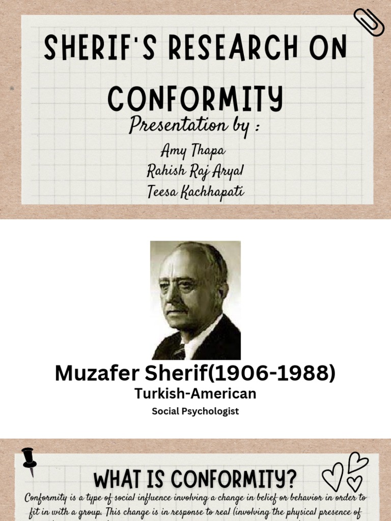Sherif's Research On Conformity | PDF | Conformity | Organizational Behavior