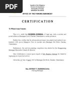 Barangay Protection Order Sample | PDF | Justice | Public Law