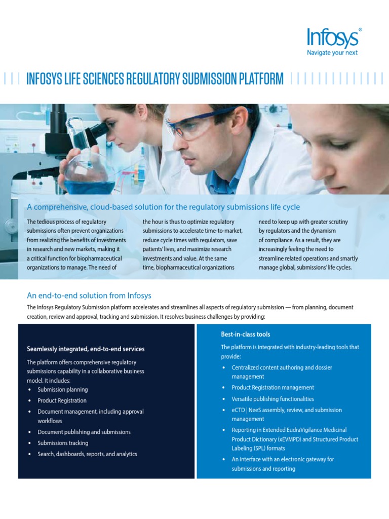 Lifesciences Regulatory Submission Platform | PDF | Cloud Computing ...