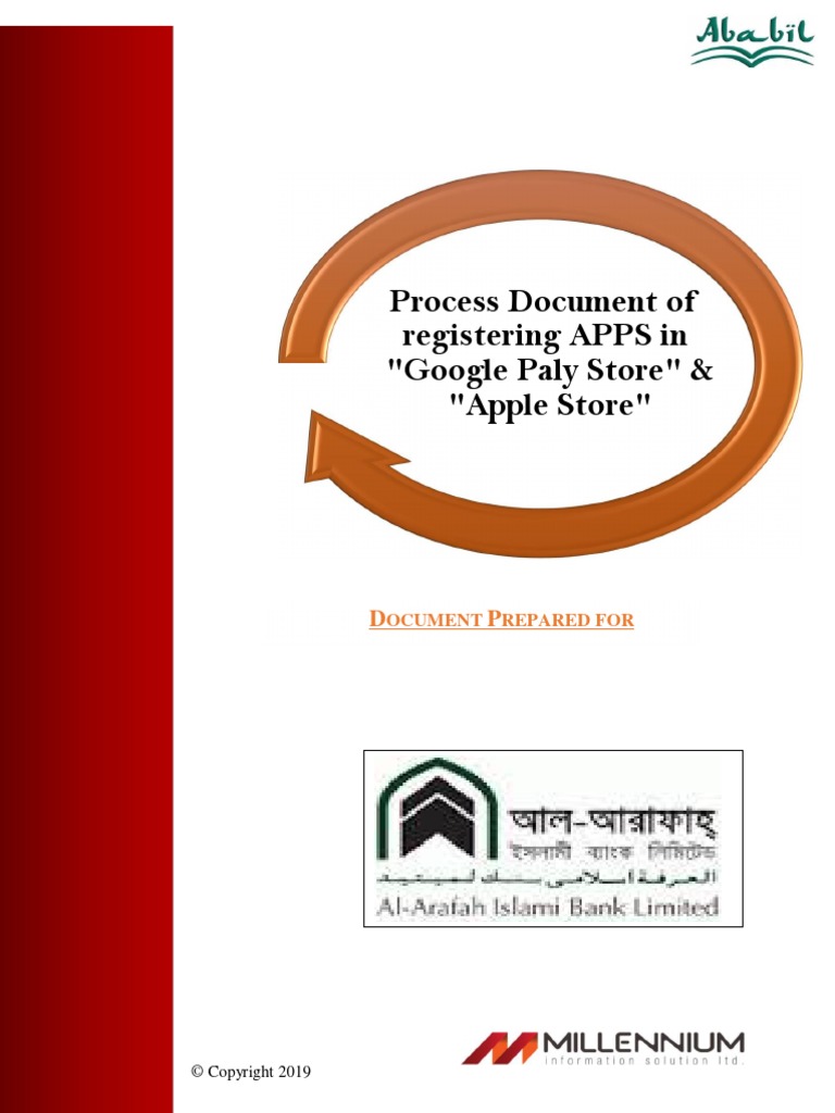 Mobile Apps Registration Process Document | PDF
