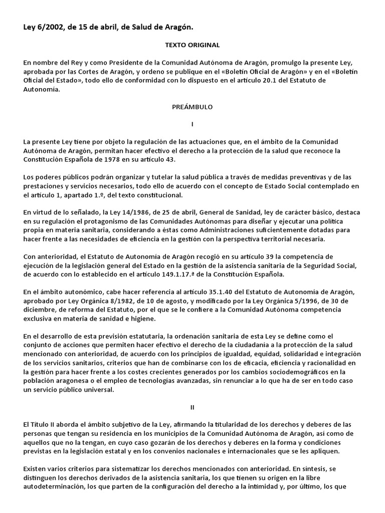 Ley 6 | PDF