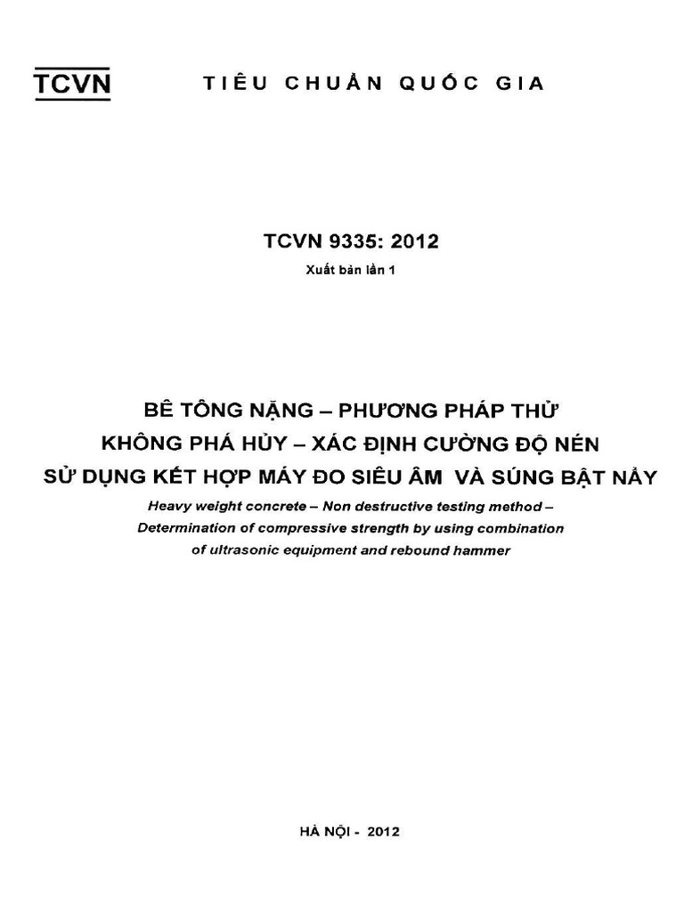 TCVN-9335-2012 siêu âm + bật nảy | PDF