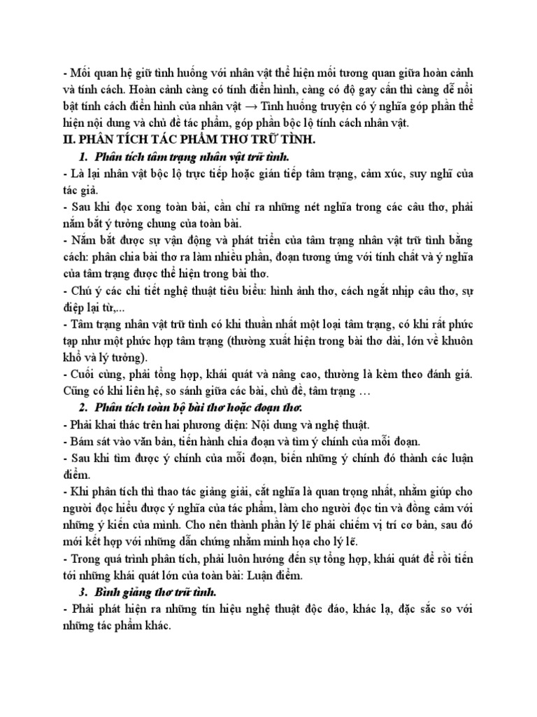 Ptich TP Thơ TR Tình | PDF