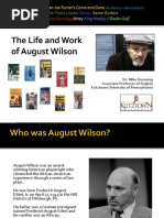 August Wilson + Fences | PDF | Fences (Play)