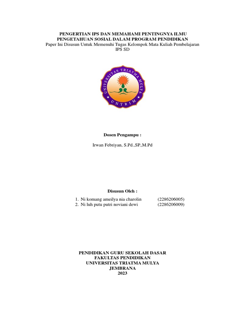 Tugas Kelompok Ips Putri Dan Amel | PDF