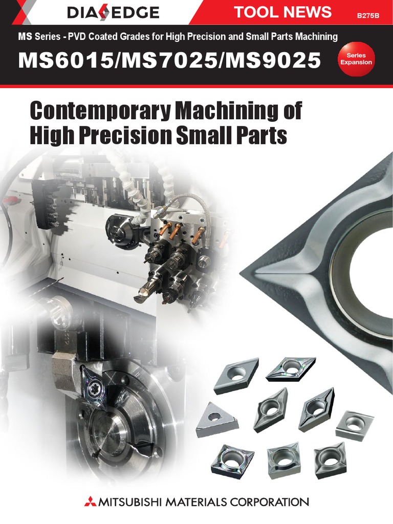 High Precision Machining with MS Series | PDF | Machining | Steel