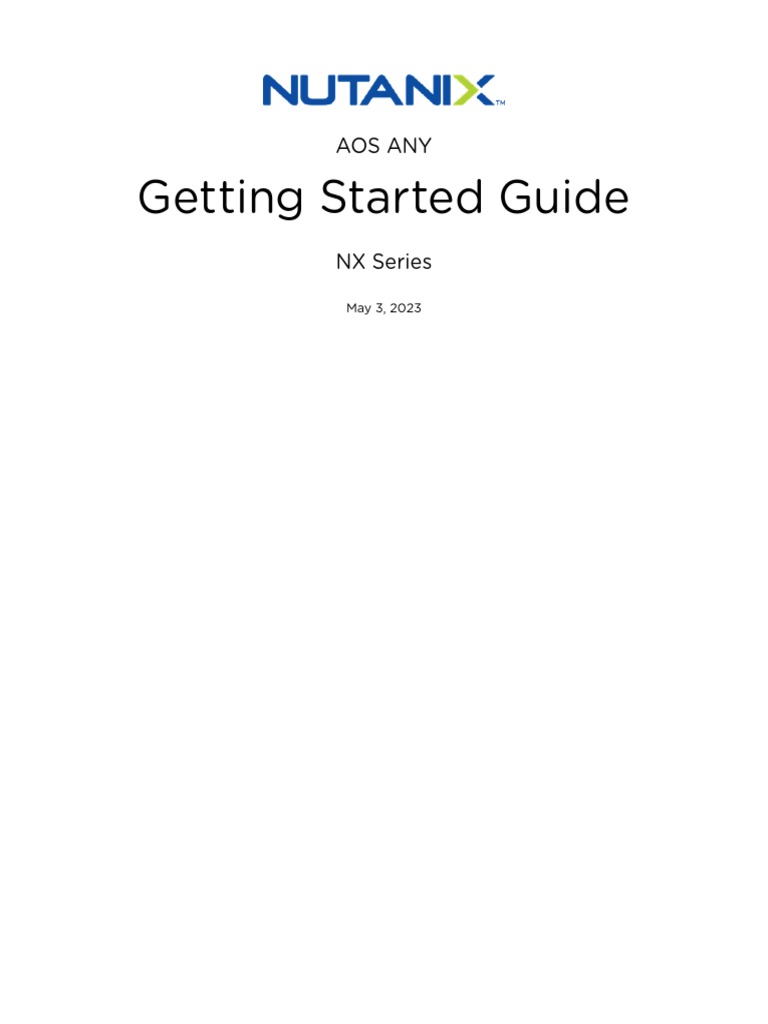 Getting Started Guide NX | PDF | Computer Cluster | System Software
