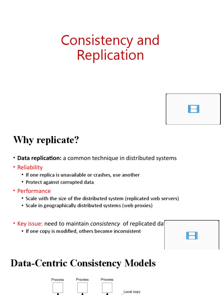 Consistency And Replication1 Pdf Distributed Computing Computer Data 