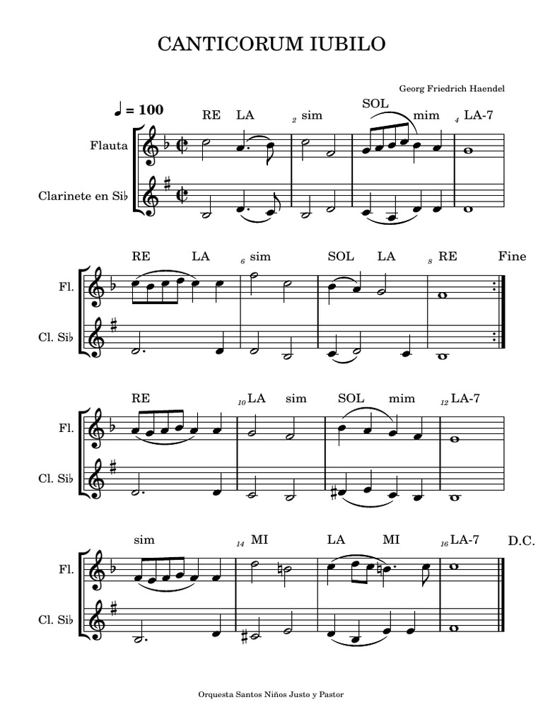 Canticorum Iubilo | PDF