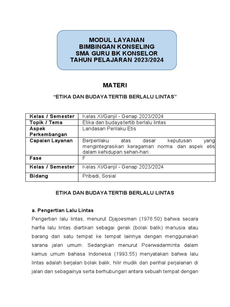 Modul Materi 12 - Sma | PDF