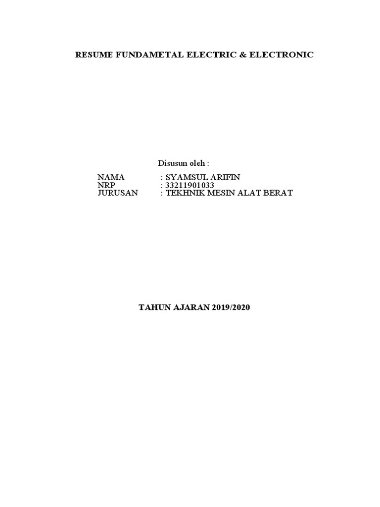 Dioda | PDF | Sains & Matematika