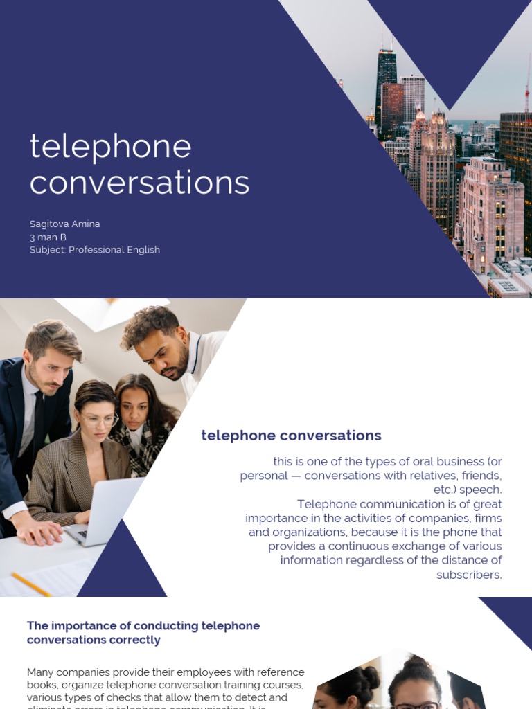 Telephone Conversations | PDF | Telephone | Conversation