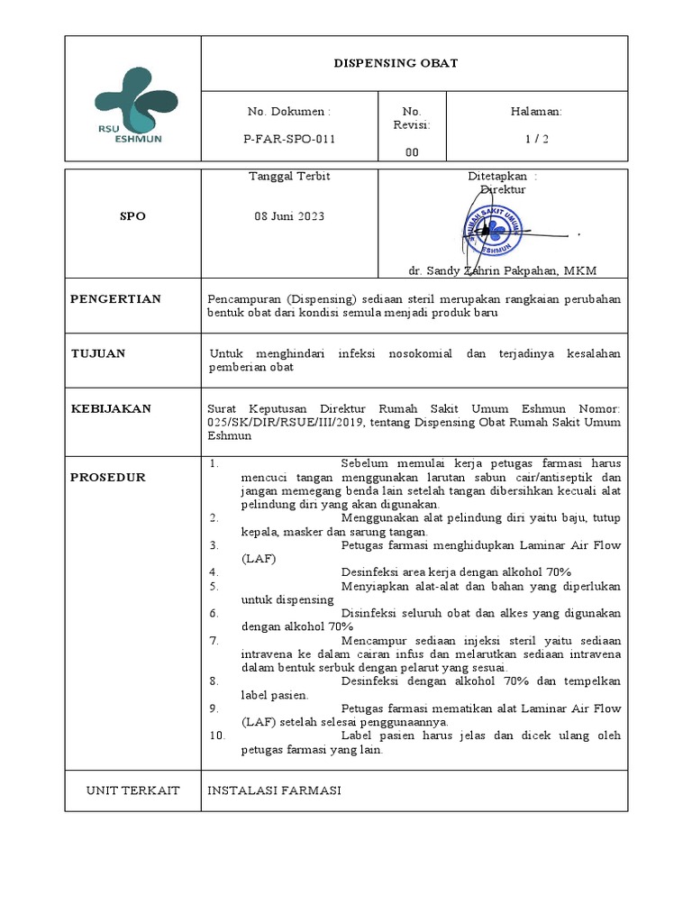 Dispensing Obat | PDF
