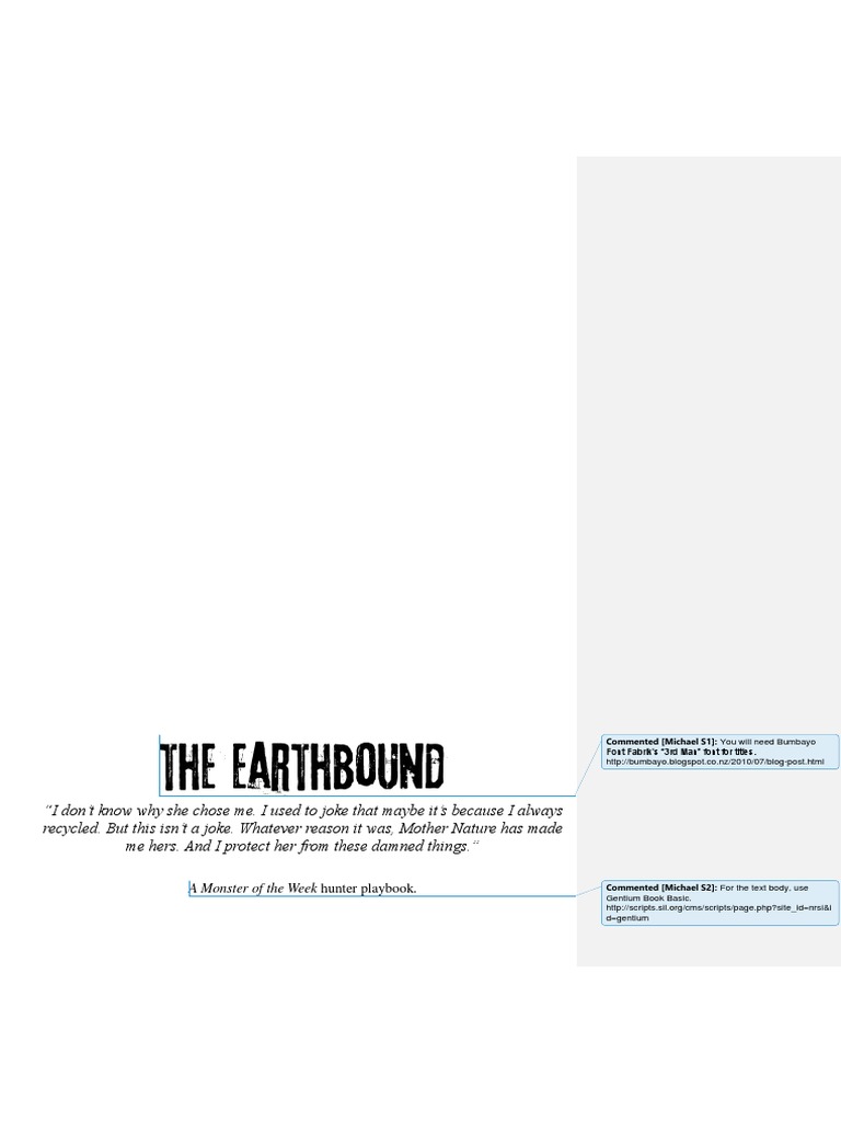 Earthbound | PDF
