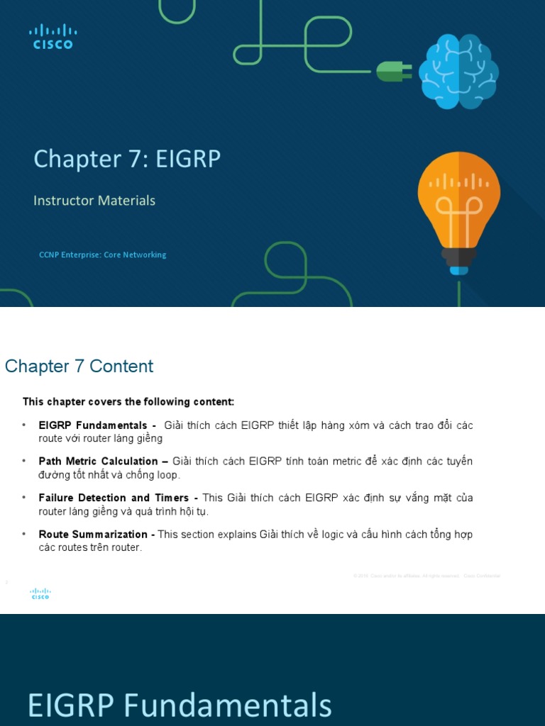 Encorchapter 7 Eigrp | PDF